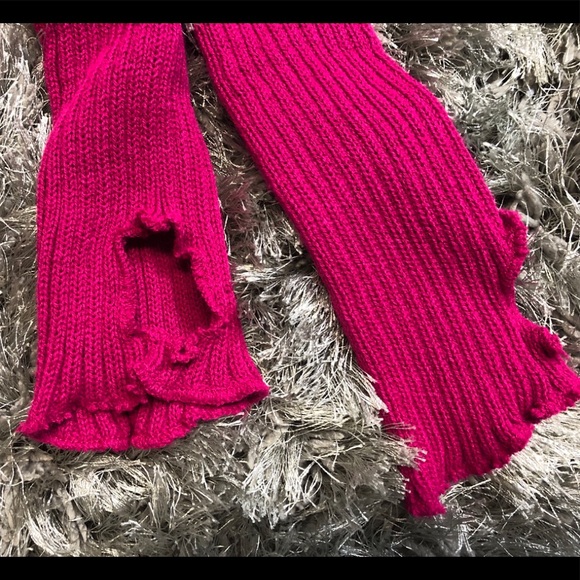 Accessories | Ribbed Pink Leg Warmers Childs Size Osfm | Poshmark